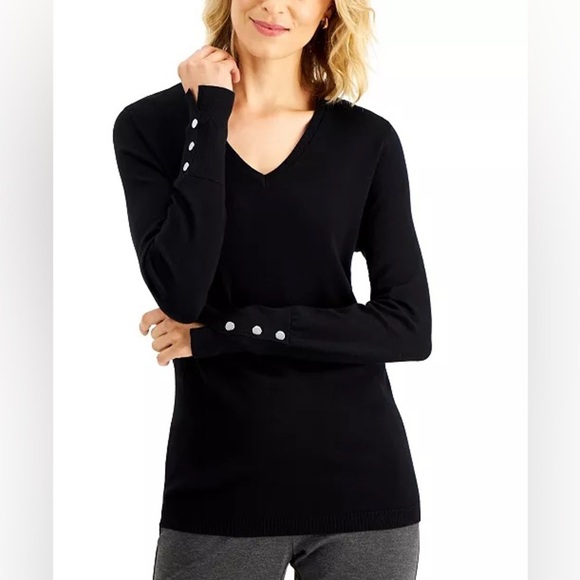 JM Collection | Sweaters | New Jm Collection Womens V Neck Sweater In ...